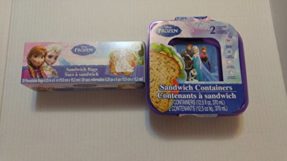 Disney Frozen 2 Pack Sandwich Containers and Lids