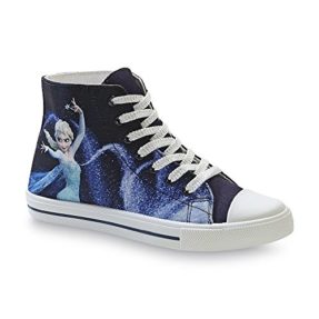 Disney Frozen Women’s High Top Elsa Sneaker Shoe – Ice Queen