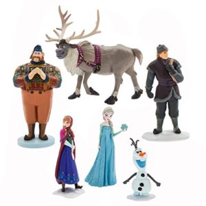 Disney Frozen Figurine Play set – Sven, Anna, Elsa, Kristoff, Oaken and ...