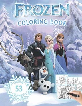 FROZEN Coloring Book: 53 Amazing Illustrations