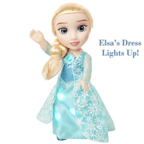 Disney Frozen Snow Glow Elsa Doll – Features Iconic ICY Blue Snowflake ...