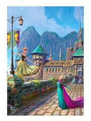 Flagology, Thomas Kinkade Disney Frozen Celebration in Arendelle House ...