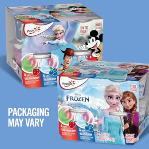 Yoplait Low Fat Kids Yogurt, Disney Frozen Variety Pack, Strawberry and ...